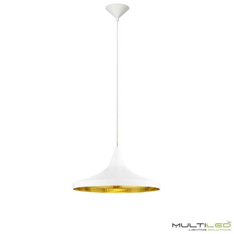 Lampara Colgante tipo Doyle-Dixon Fulton blanco/cobre