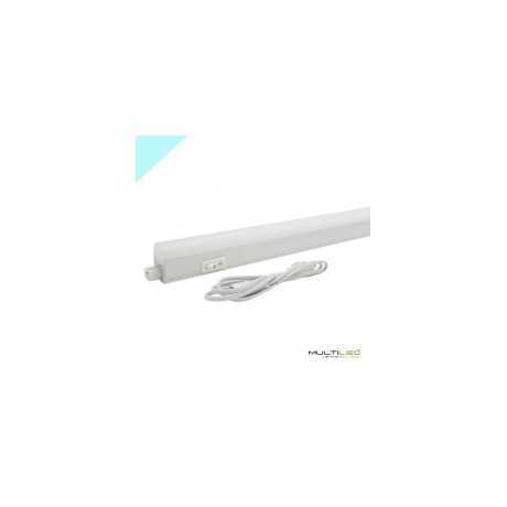 Tubo Led T5 8W - 60cm Blanco Frío con interruptor - Multiled