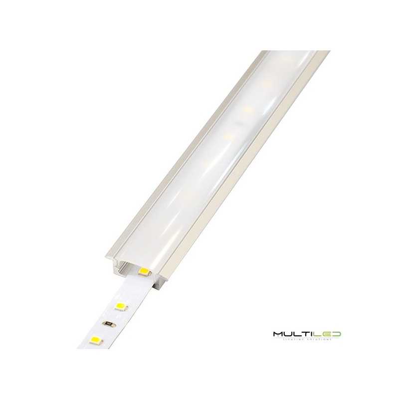 Perfil de aluminio para tira LED modelo Cesar (2mts)